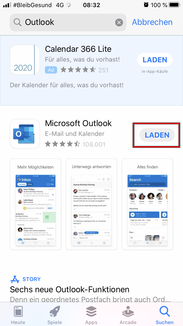 How to install the Outlook-App on IOS-Devices (iPhone etc.) – IT Wiki ...
